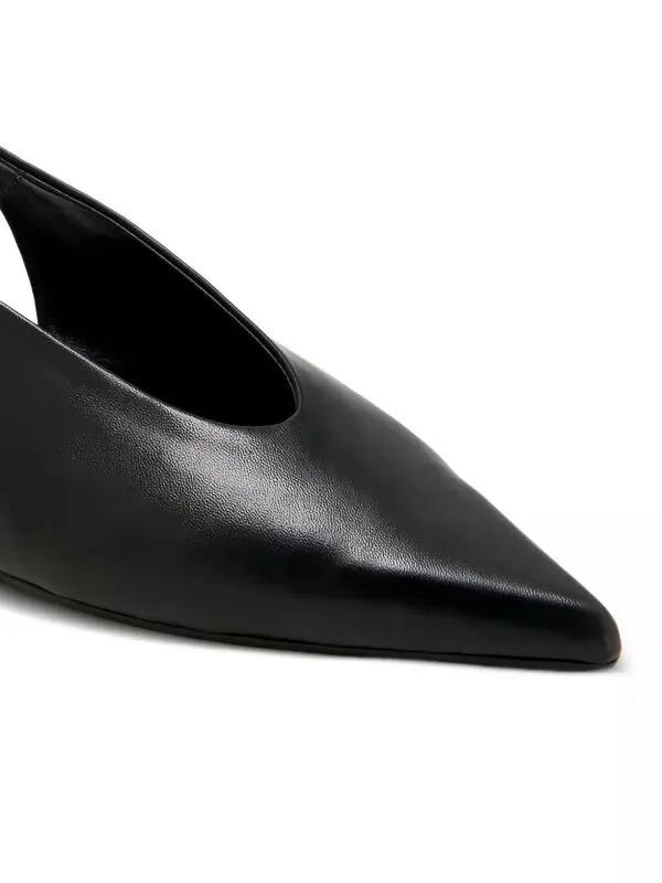 AeydĒ Camila Pointed-toe Slingback Pumps - Black