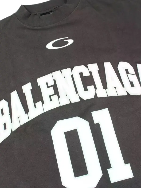 Balenciaga Logo Embroidered T-shirt