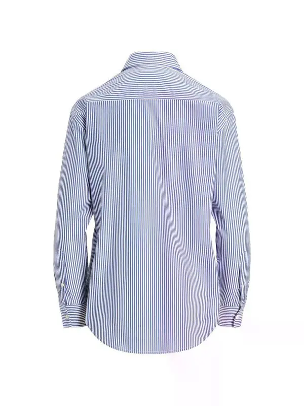 Ralph Lauren Striped Embroidered Logo Shirt
