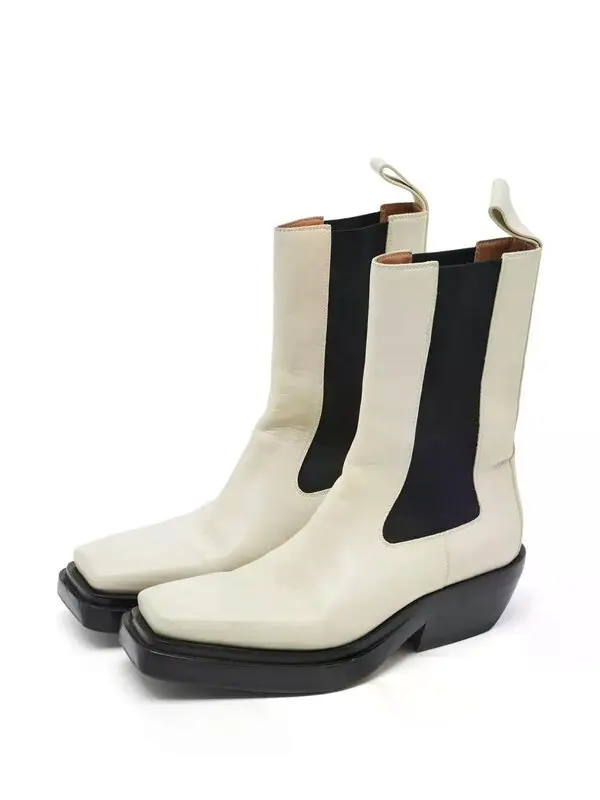 Bottega Veneta Cliff Square-toe Ankle Boots