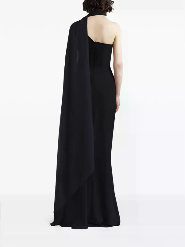 GEMY MAALOUF One-shoulder Draped Gown