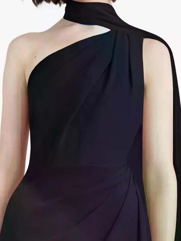 GEMY MAALOUF One-shoulder Draped Gown