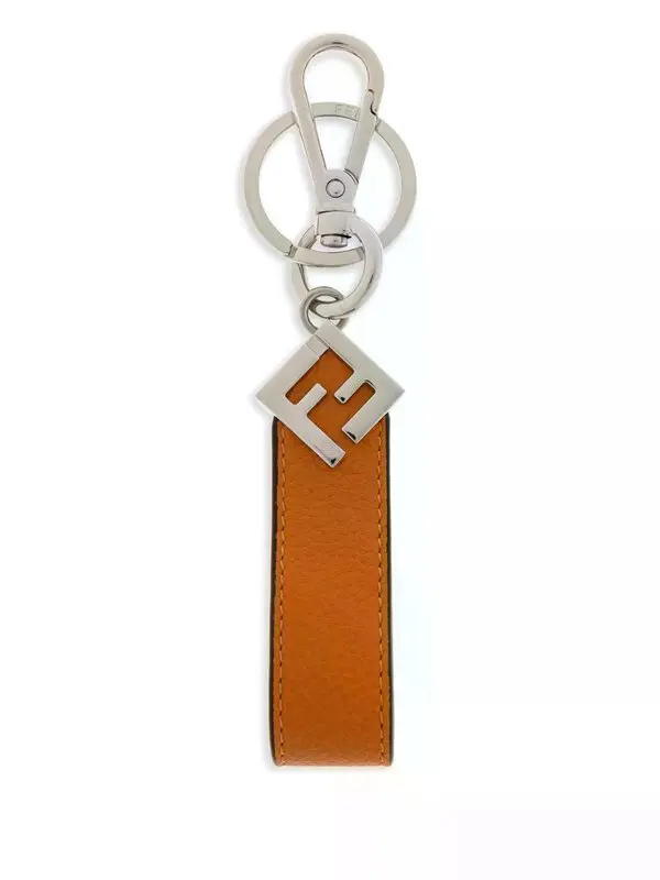 Fendi Logo Plaque Keyring