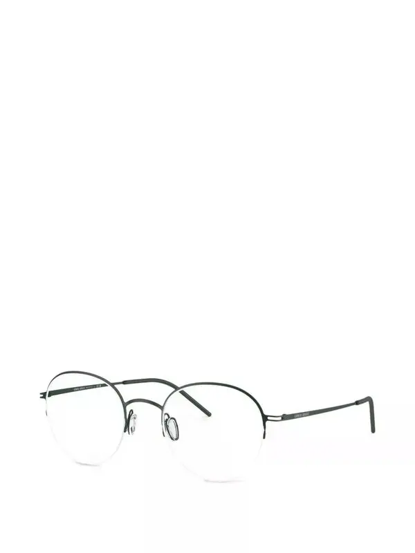 Giorgio Armani Half-rim Round Frame Glasses