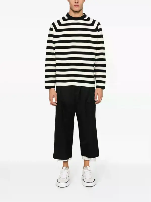 Sunnei Striped Cotton Sweatshirt