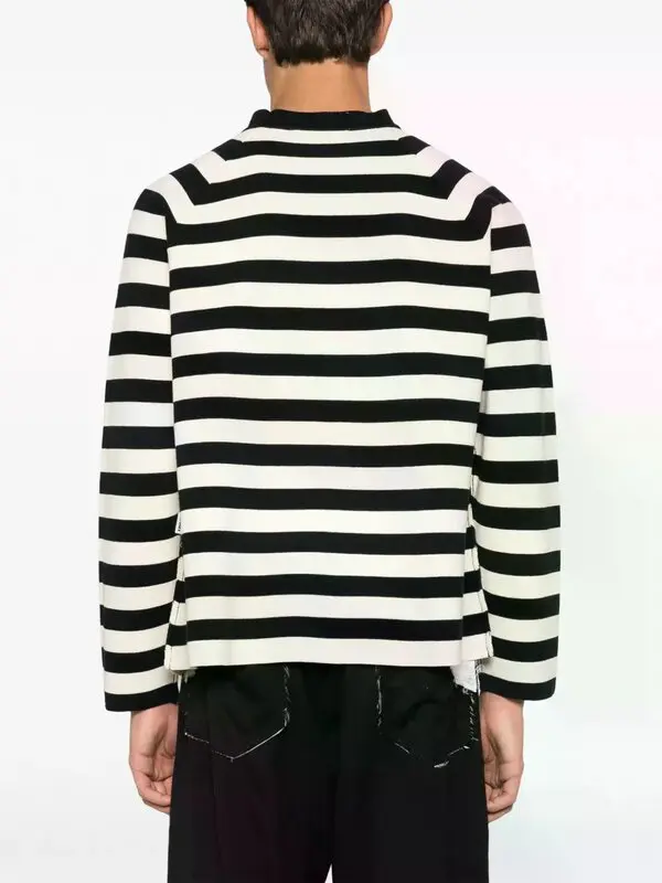 Sunnei Striped Cotton Sweatshirt