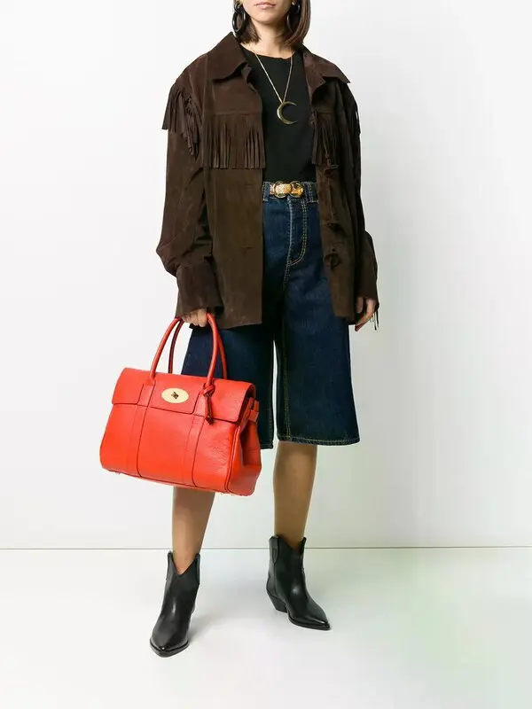 Mulberry Bayswater Tote - Orange