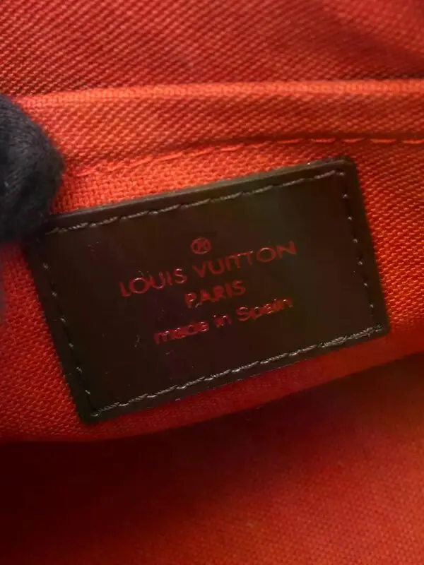 LOUIS VUITTON Damier Ebene Mini Ribera Handbag