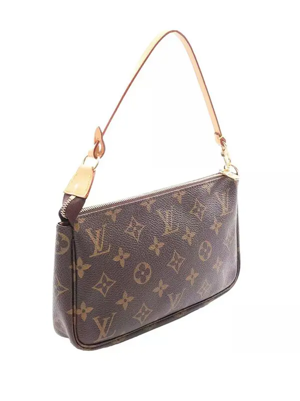 LOUIS VUITTON Monogram Pochette Accessoires Shoulder Bag - Brown