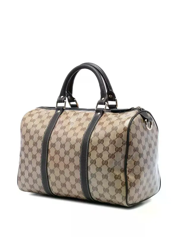 Gucci Medium Gg Crystal Joy Boston Bag - Neutrals