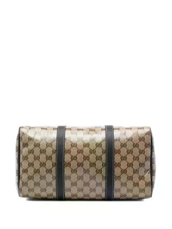Gucci Medium Gg Crystal Joy Boston Bag - Neutrals
