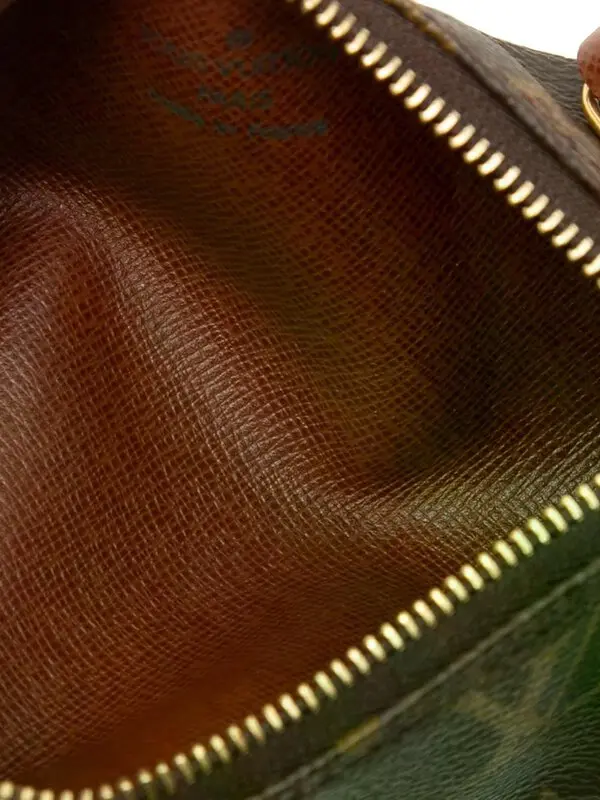 LOUIS VUITTON Monogram Papillon Pochette Handbag - Brown
