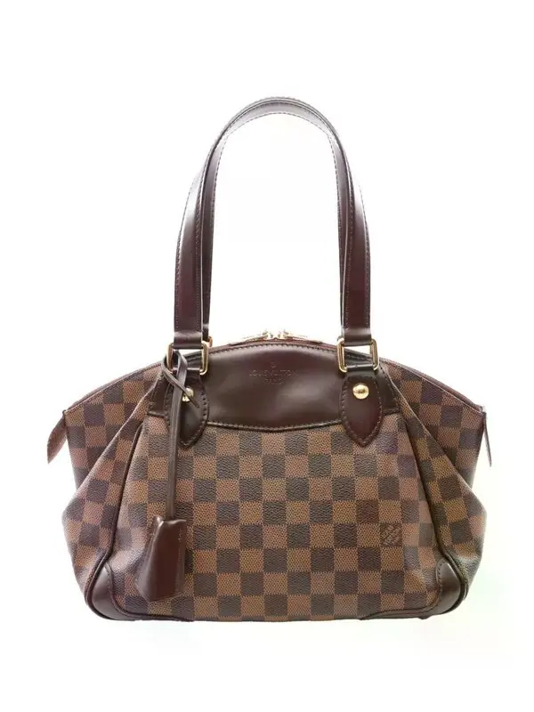 LOUIS VUITTON Damier Ebene Verona Pm Handbag