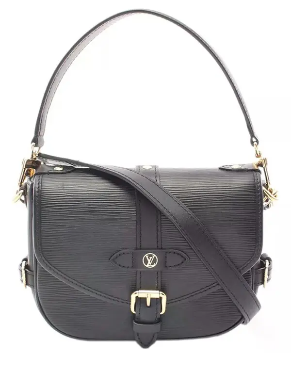 LOUIS VUITTON Epi Saumur Bb Satchel - Black