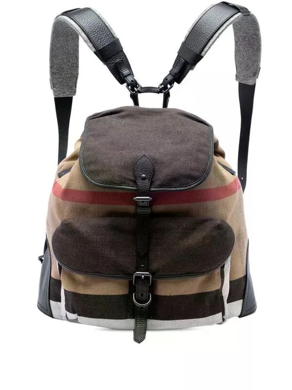 Burberry Mega Check Canvas Korbin Backpack