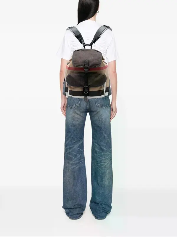 Burberry Mega Check Canvas Korbin Backpack