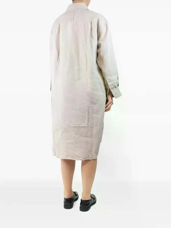 MARGARET HOWELL Linen Midi Shirt Dress