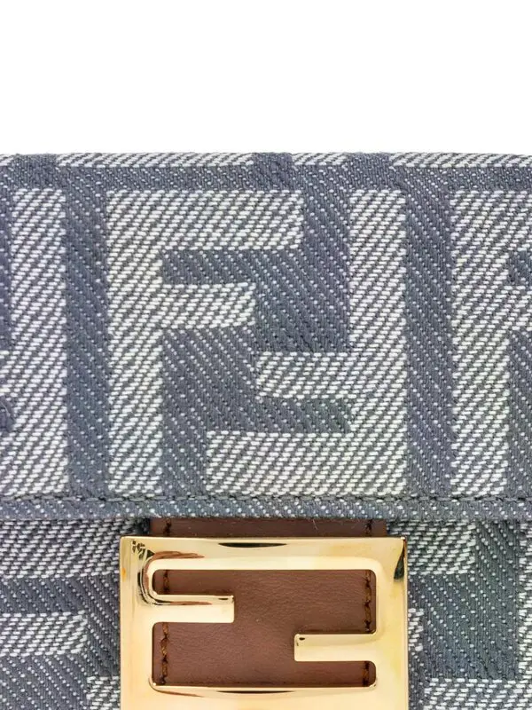 Fendi Ff-pattern Tri-fold Wallet