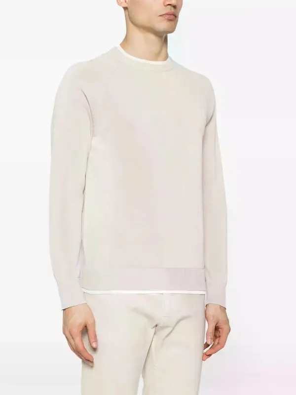 Eleventy Layered Ribbed Jumper