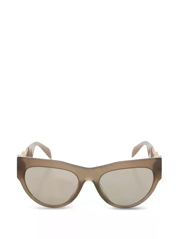 Versace Medusa Greca Cat-eye Sunglasses - Brown