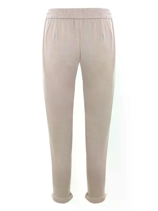 Brunello Cucinelli Monili Embellished Drawstring Sweatpants - Neutrals