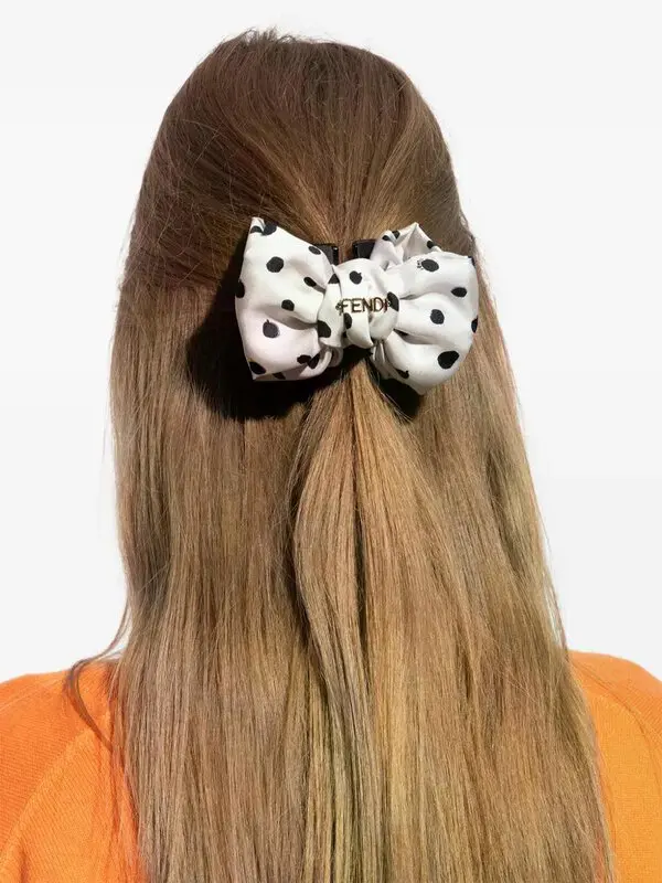 Fendi Polka Dot Hair Clip