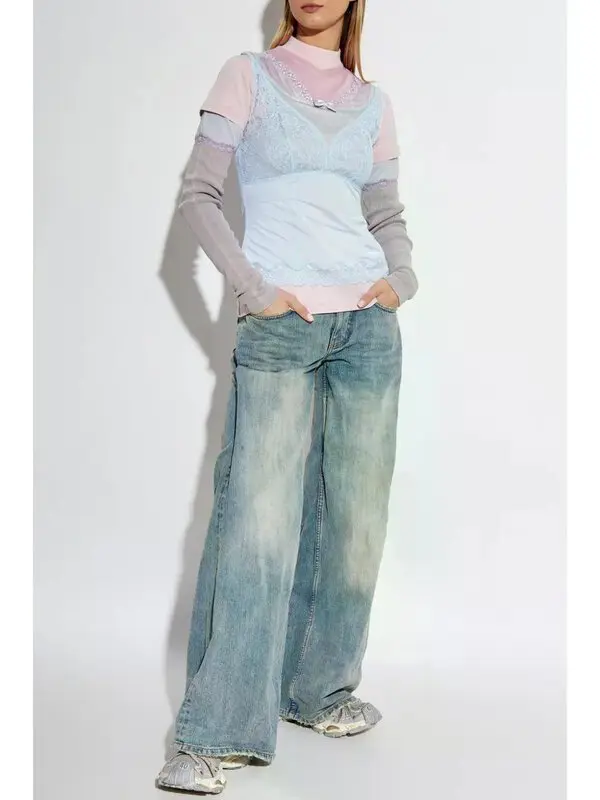 Balenciaga Layered Lace Top