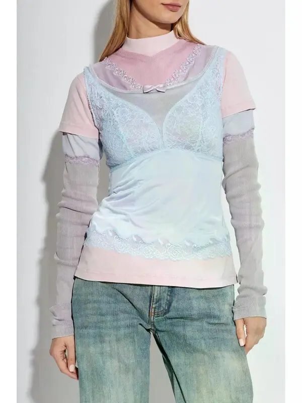 Balenciaga Layered Lace Top