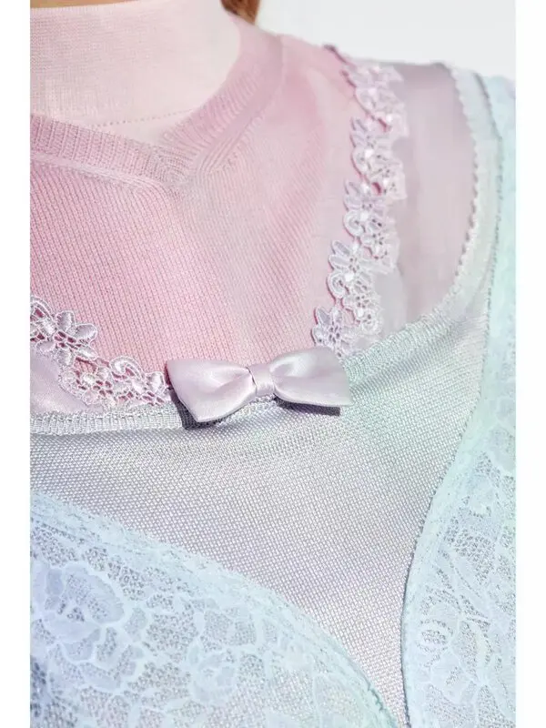 Balenciaga Layered Lace Top