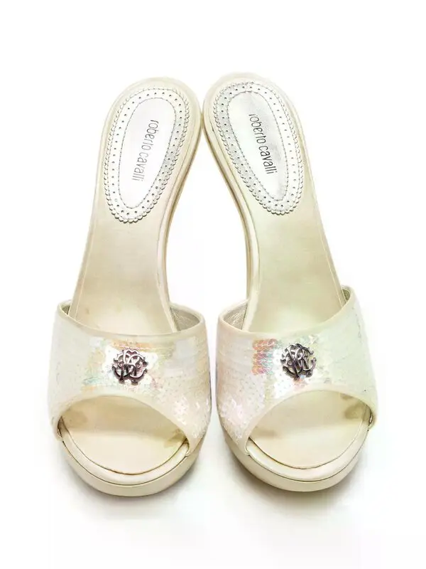 Roberto Cavalli Embellished Heeled Sandals