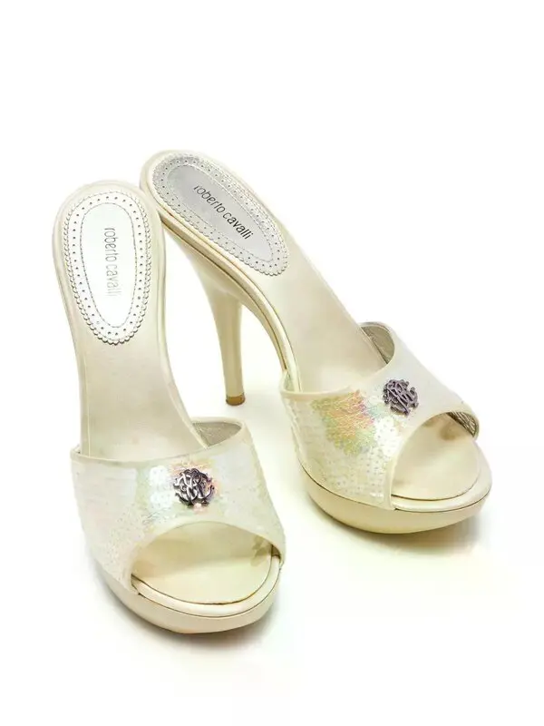 Roberto Cavalli Embellished Heeled Sandals