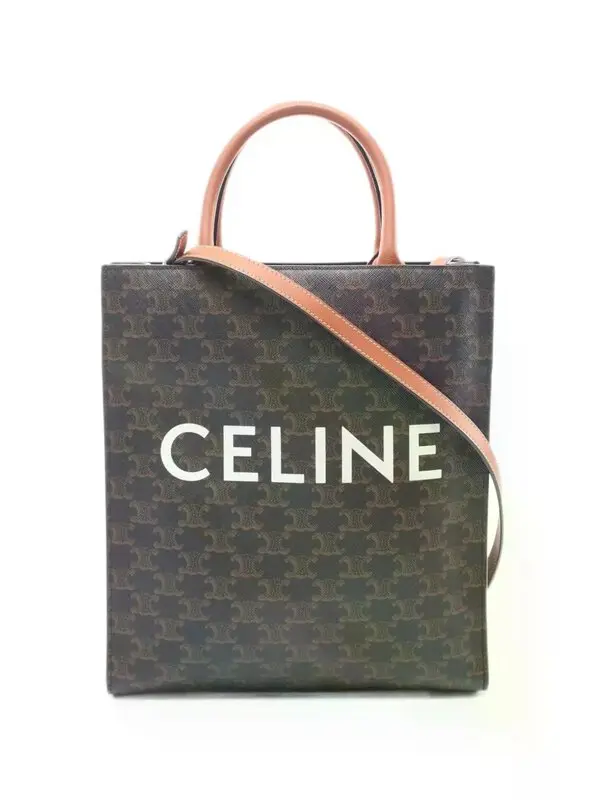 Celine Triomphe Canvas Logo-print Tote Bag