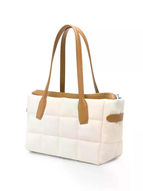 VEECOLLECTIVE Small Tela Shoulder Bag - Neutrals