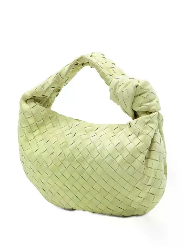 Bottega Veneta Teen Suede Intrecciato Jodie Hobo Bag