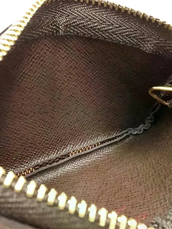 LOUIS VUITTON Damier Ebene Key Pouch