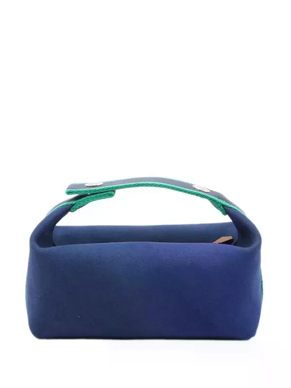 Hermès Toile De La Mariée À Case Vanity Bag - Blue