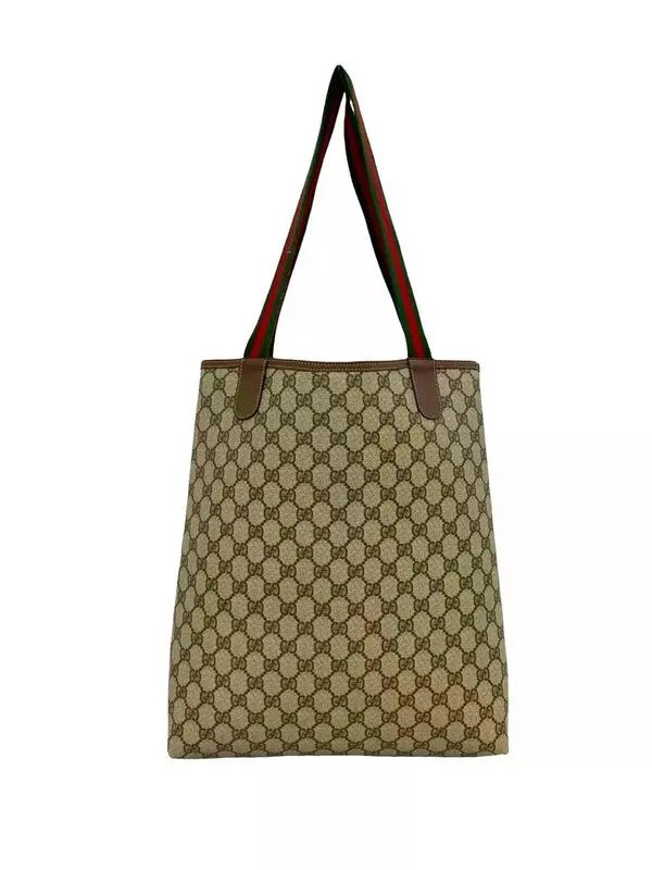 Gucci Gg Supreme Web Tote Bag