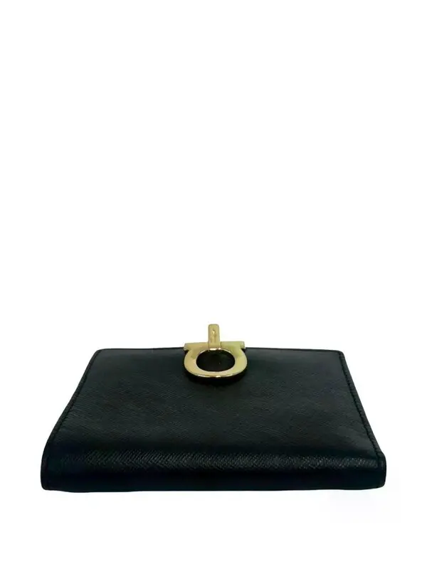 FERRAGAMO 2010-2026 Leather Gancini Bifold Wallet Small Wallets