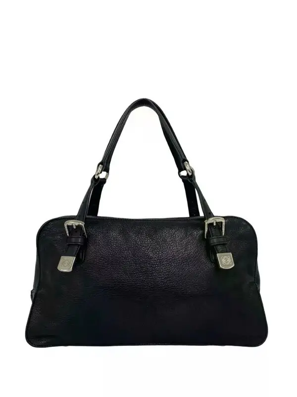 Loewe Leather Studded Anagram Handbag