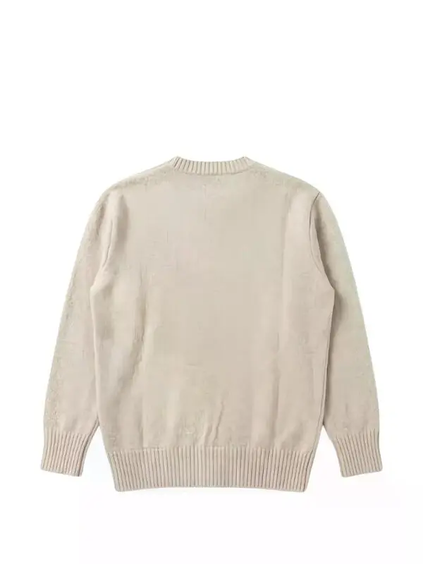 JURTA Ribbed-trim Round-neck Sweater