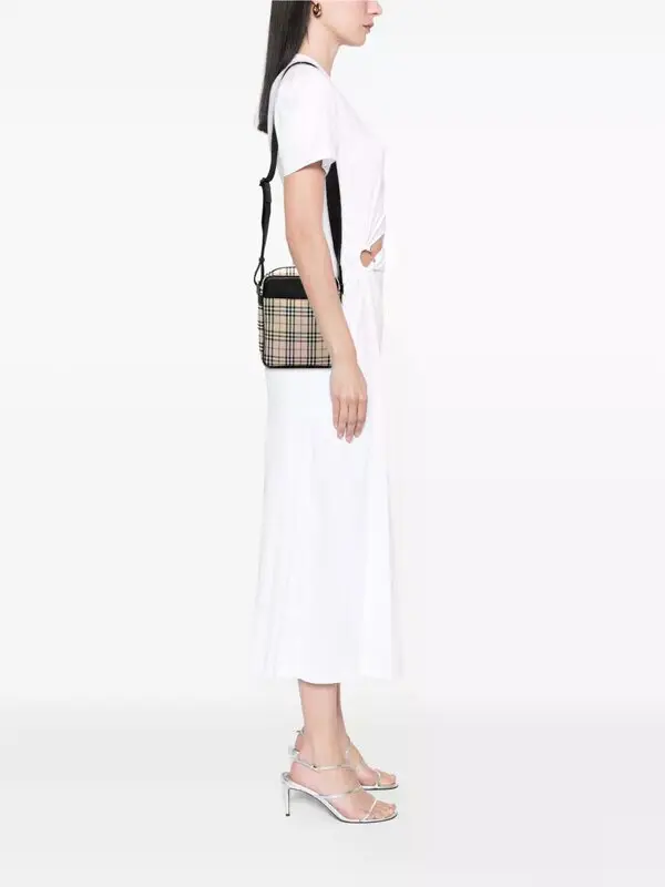 Burberry House Check Canvas Crossbody Bag