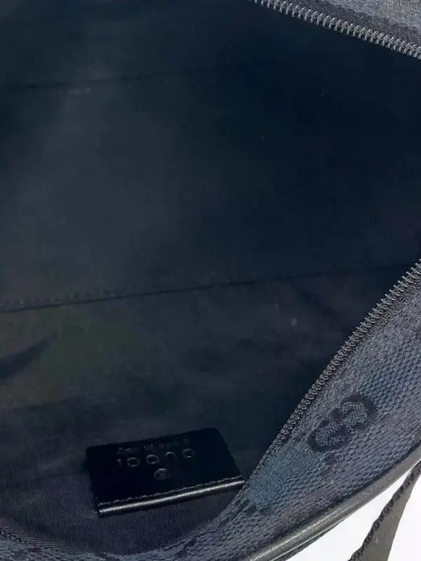 Gucci Gg Canvas Handbag - Black