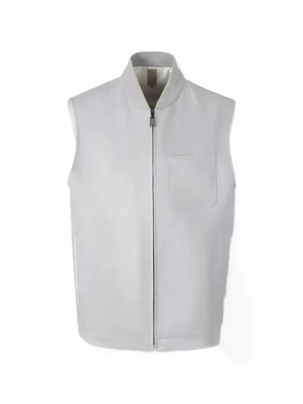 Canali Zip-up Gilet