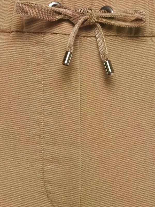 Brunello Cucinelli Cropped Drawstring Trousers
