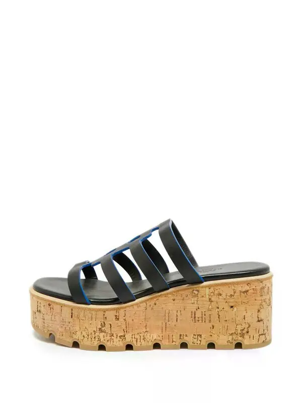 Hermès Isabella Cork Wedge Sandals