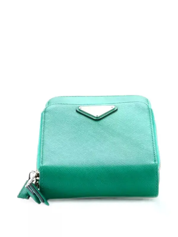 Prada Front Pocket Phone Holder Saffiano Leather Crossbody Bag