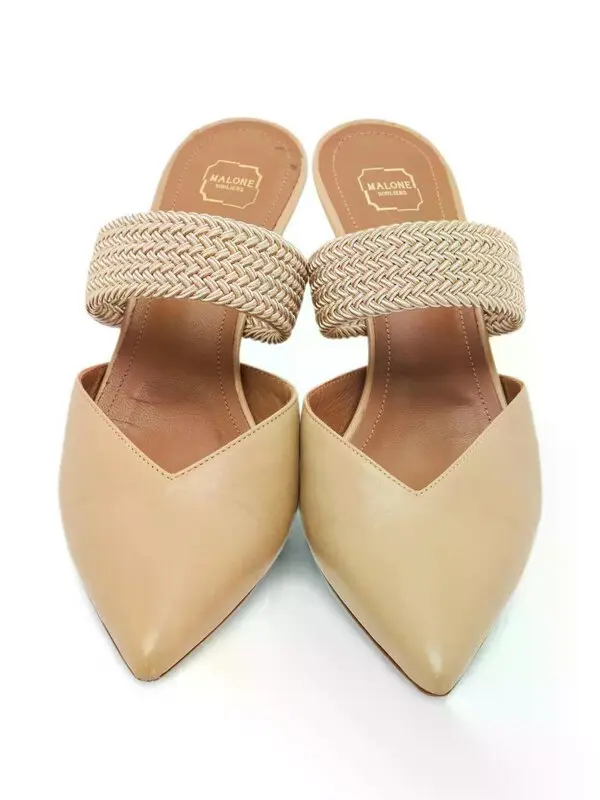 MALONE SOULIERS Maisie Cord Mules - Neutrals