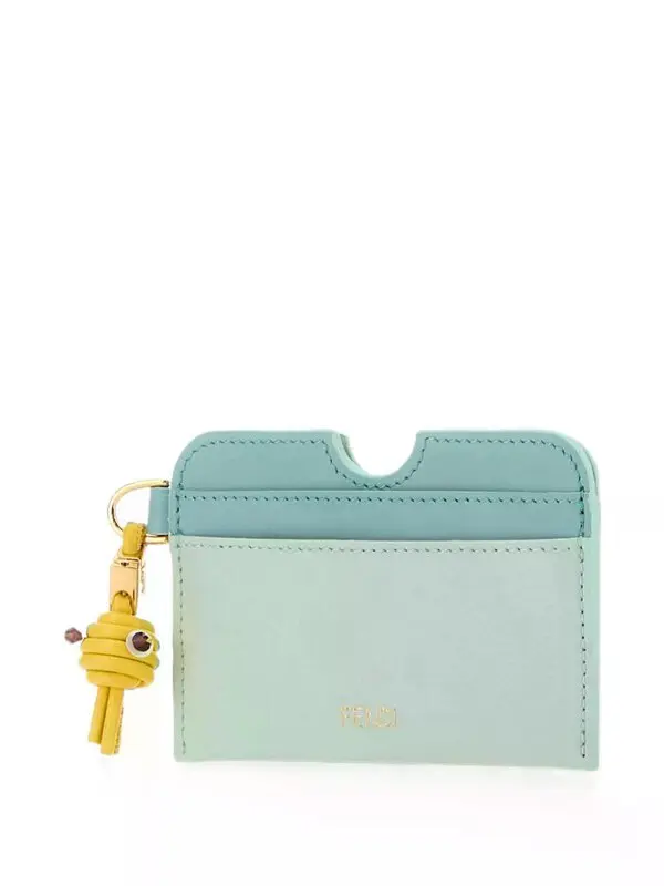 Fendi Ff Diamonds Leather Card Holder