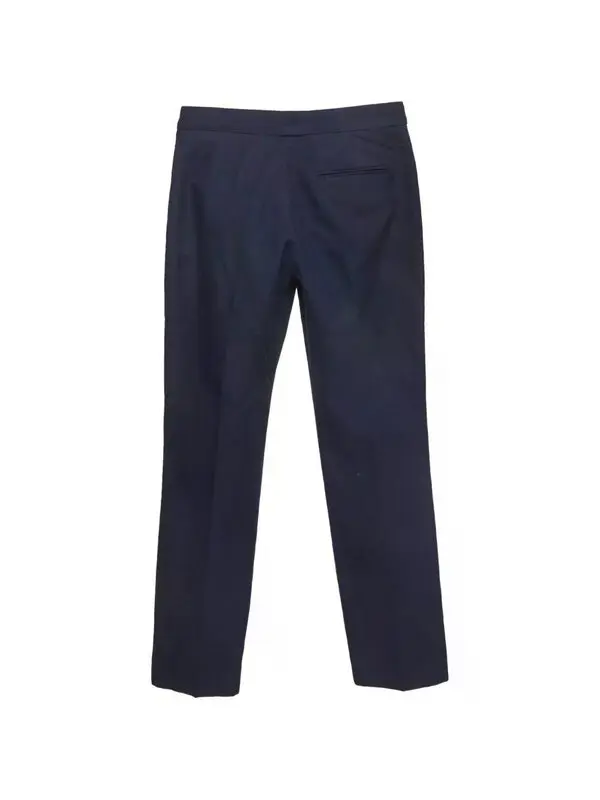 Alexander McQueen Pressed-crease Tailored Trousers - Blue