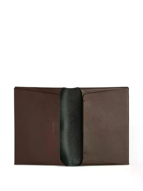 JIL SANDER Grained Leather Passport Holder